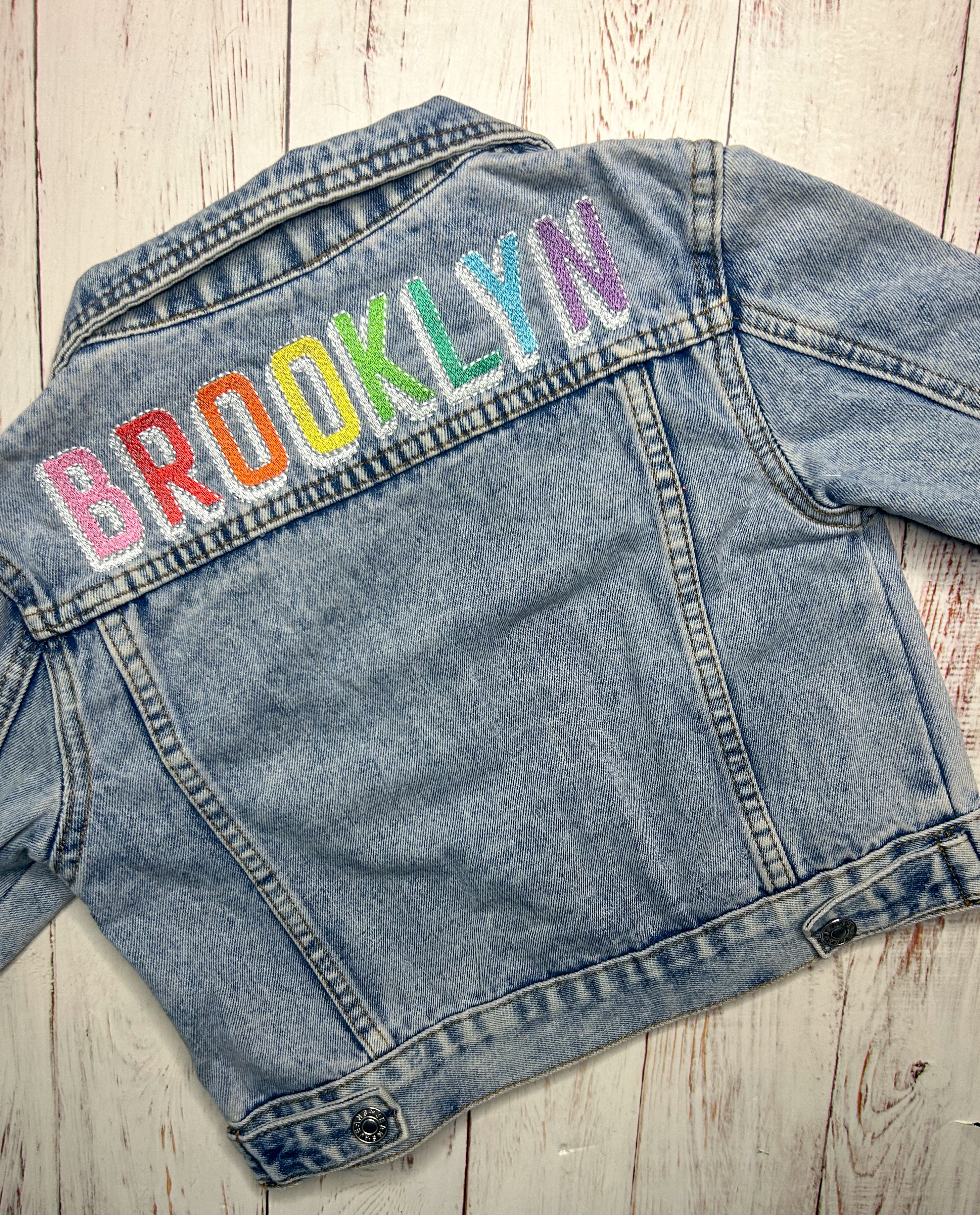 Embroidered Jean Jacket – Rea Rea J's